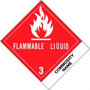 4 x 4 3/4 Label Flammable Liquid-UN 1263 Paint 1000 Pcs - My Price Supply
